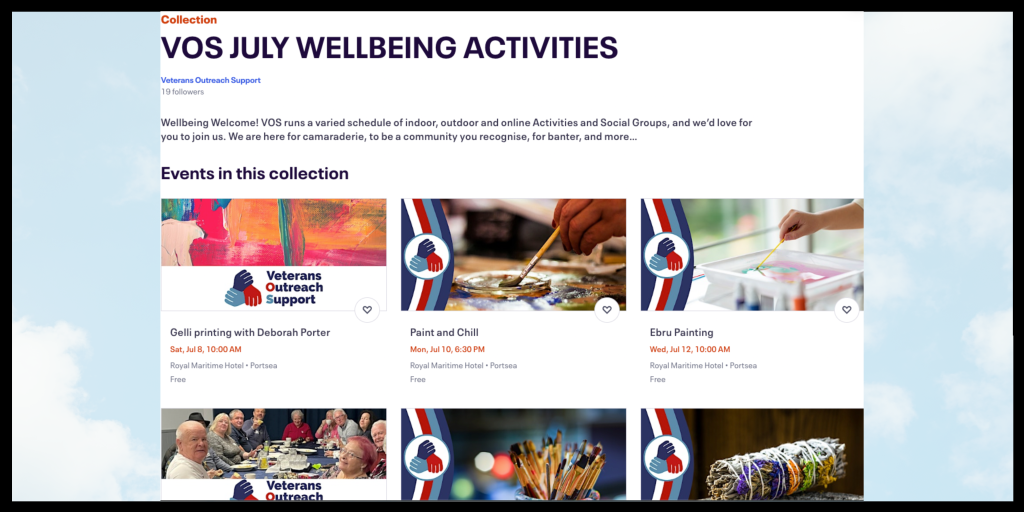How to use Eventbrite to book VOS event tickets - Veterans Outreach Support