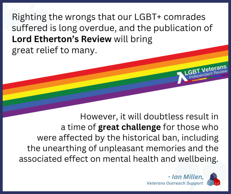 Welcome Home - Additional Support for LGBT+ Veterans at Veterans ...