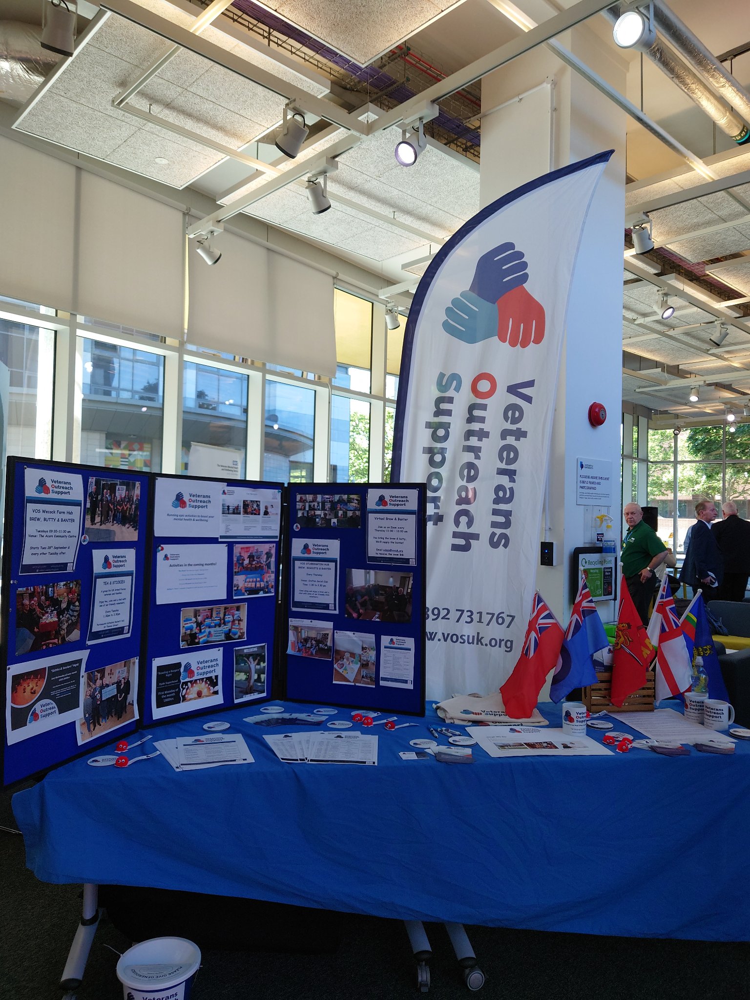 What happens at a VOS Veterans Drop-In Day?